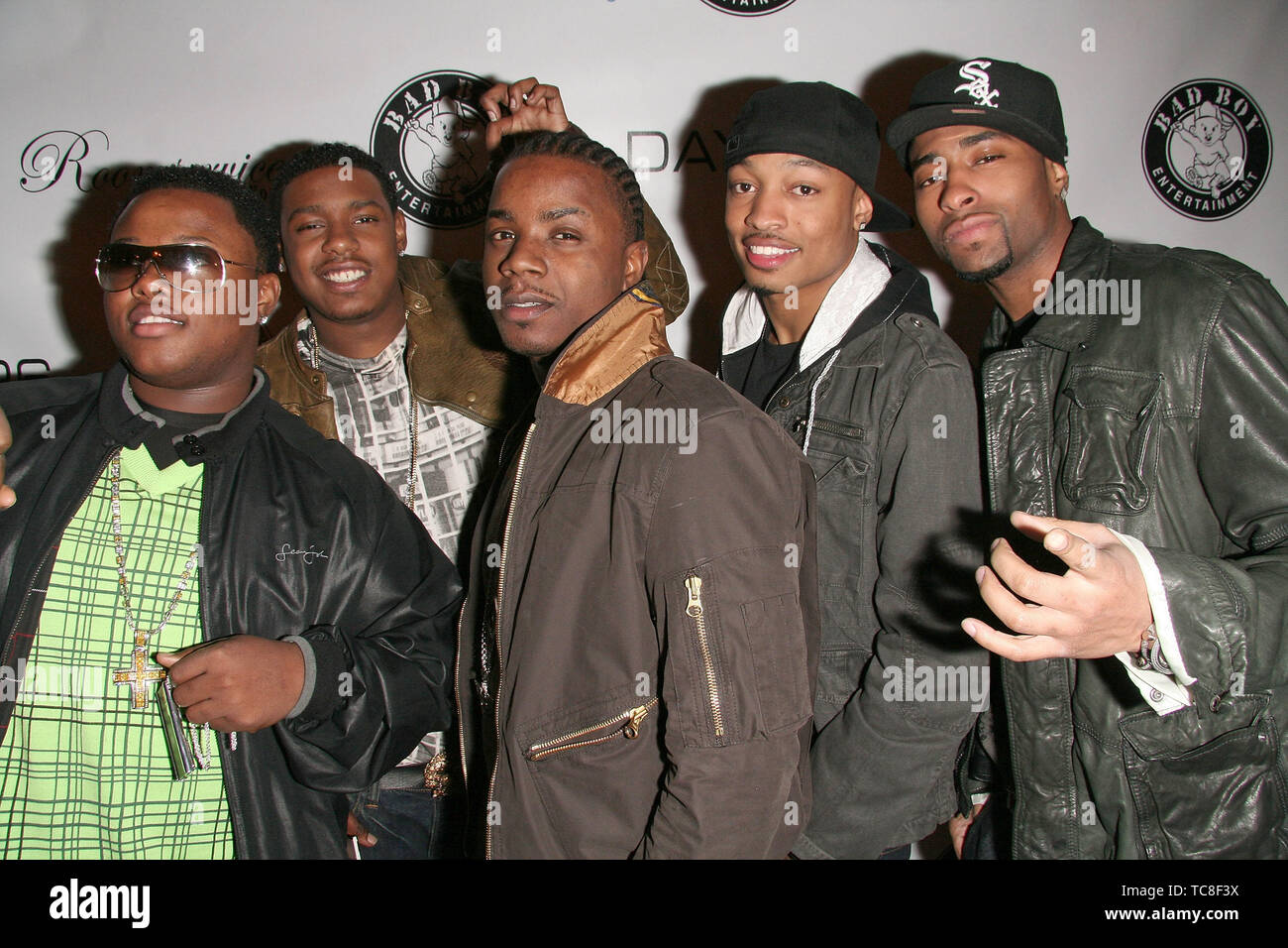 New York, USA. 24 March, 2008. Members of Day 26 at the Day 26 Album ...