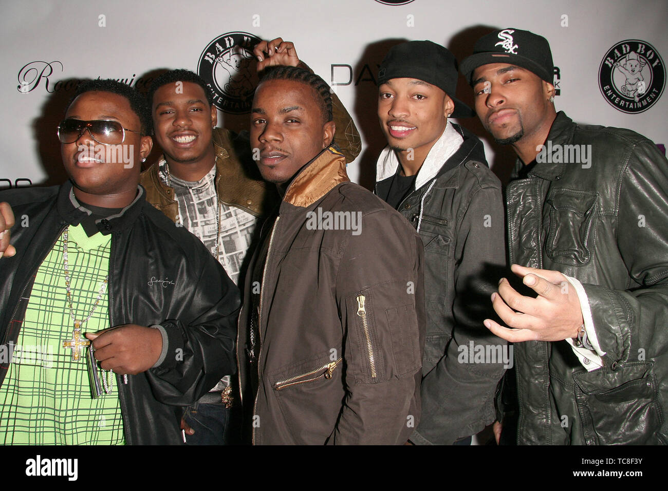 New York, USA. 24 March, 2008. Members of Day 26 at the Day 26 Album ...