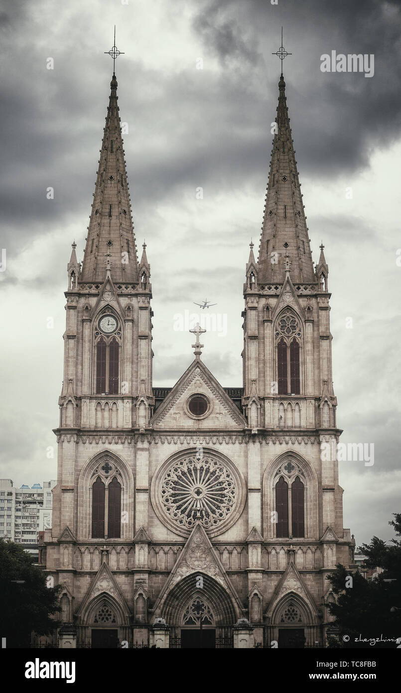 Stone Room, Church of the Sacred Heart of Jesus Stock Photo - Alamy