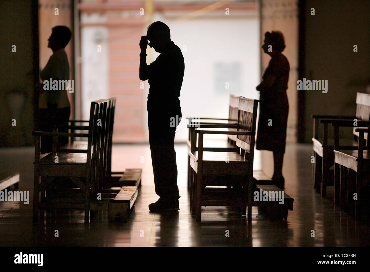 Church People Silhouette