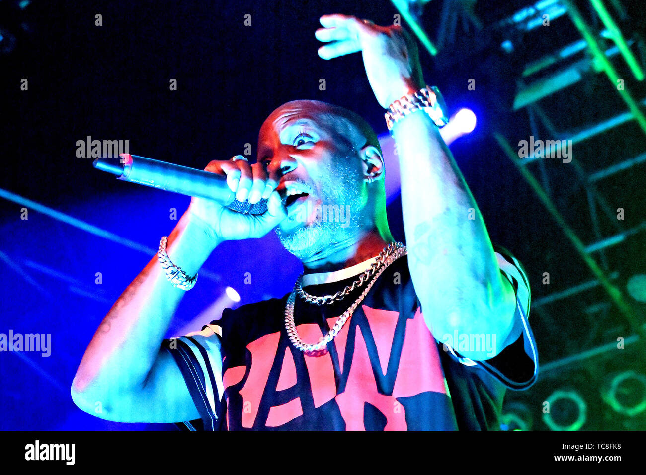 Rapper DMX on the "In Celebration of DMX It's Dark and Hell Is Hot 20th ...