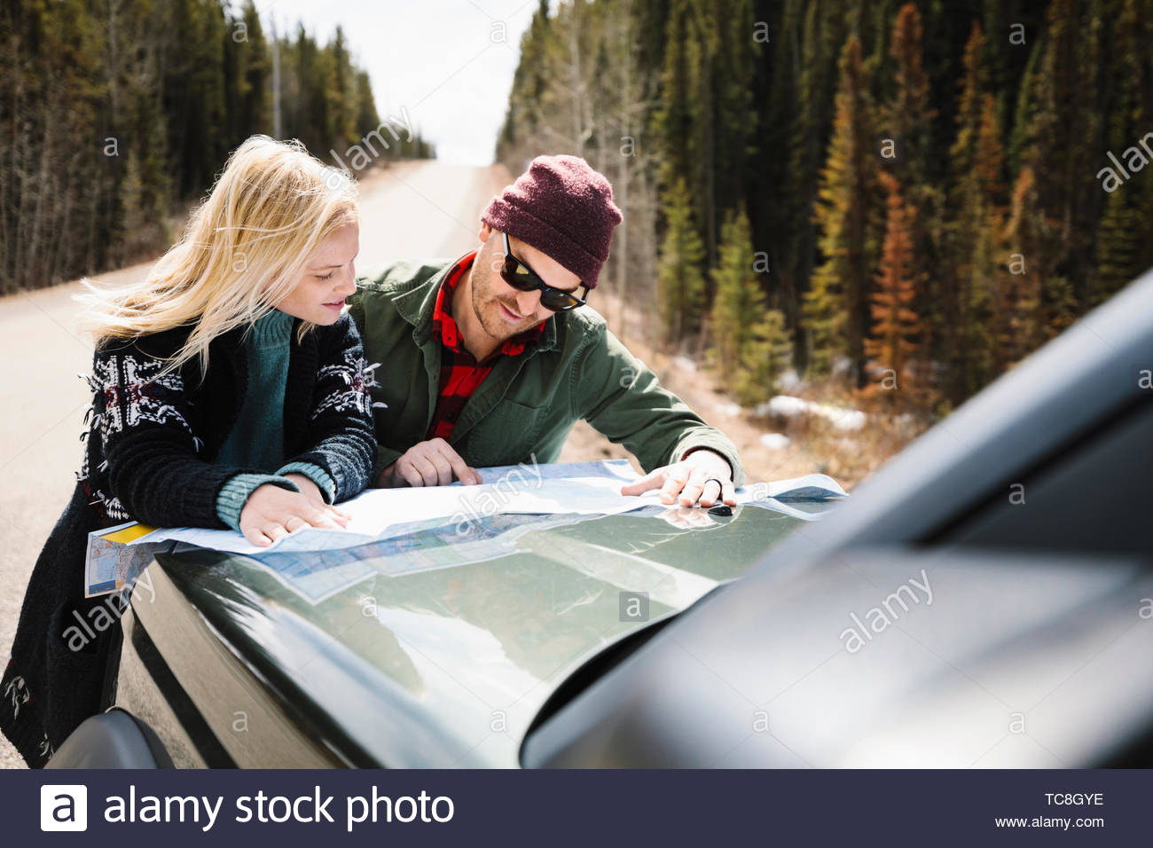 Car map hi-res stock photography and images - Alamy