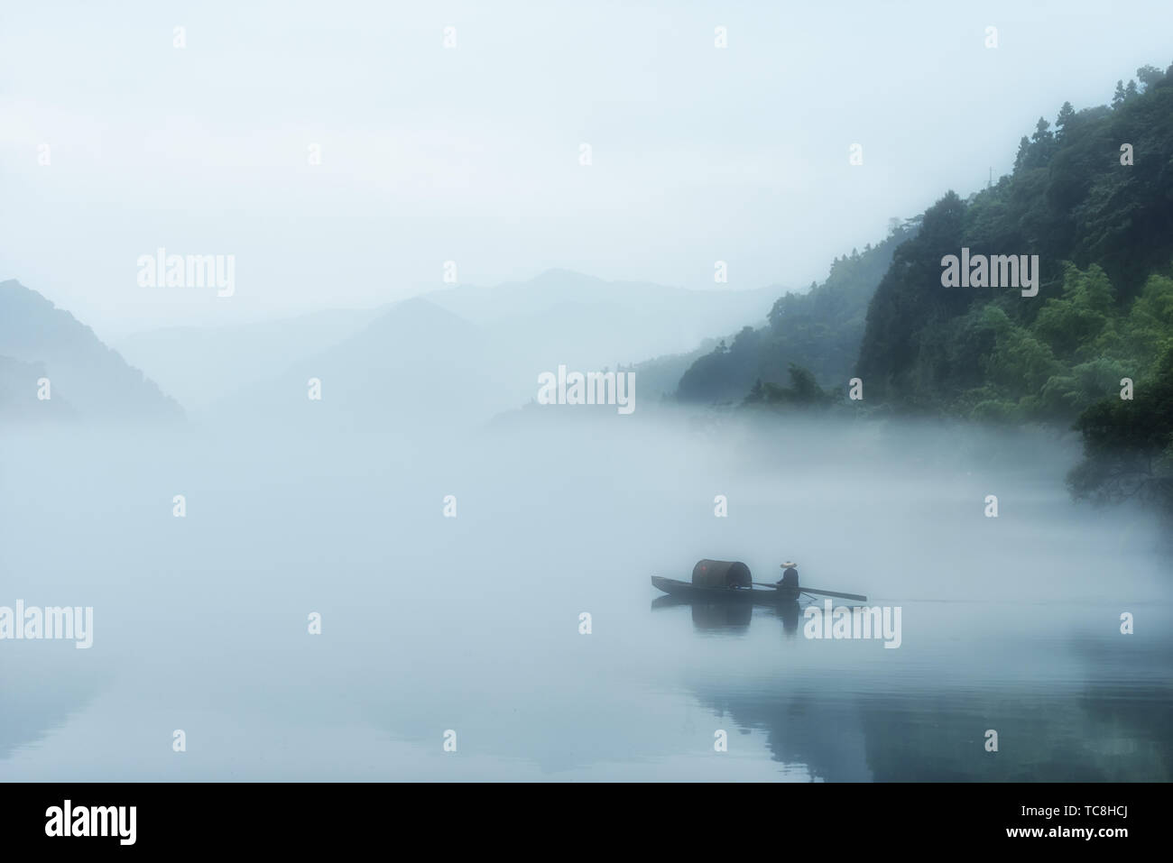 Scenery of Dongjiang Lake in Chenzhou, Hunan Province Stock Photo - Alamy