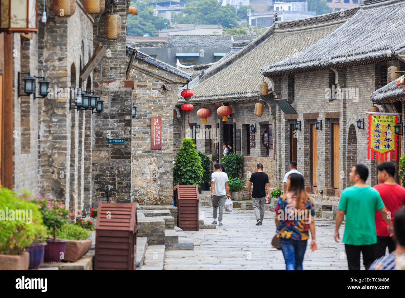 Ancient town, ancient streets, ancient buildings, ancient buildings ...