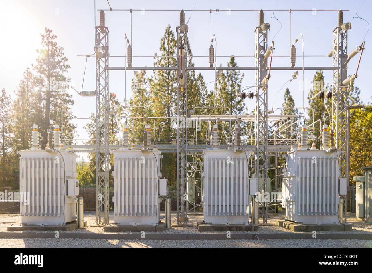 electric power substation Stock Photo - Alamy