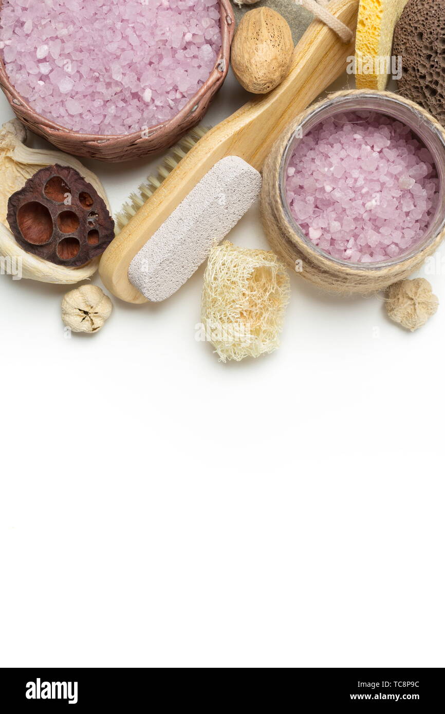 spa concept isolated on white Stock Photo - Alamy