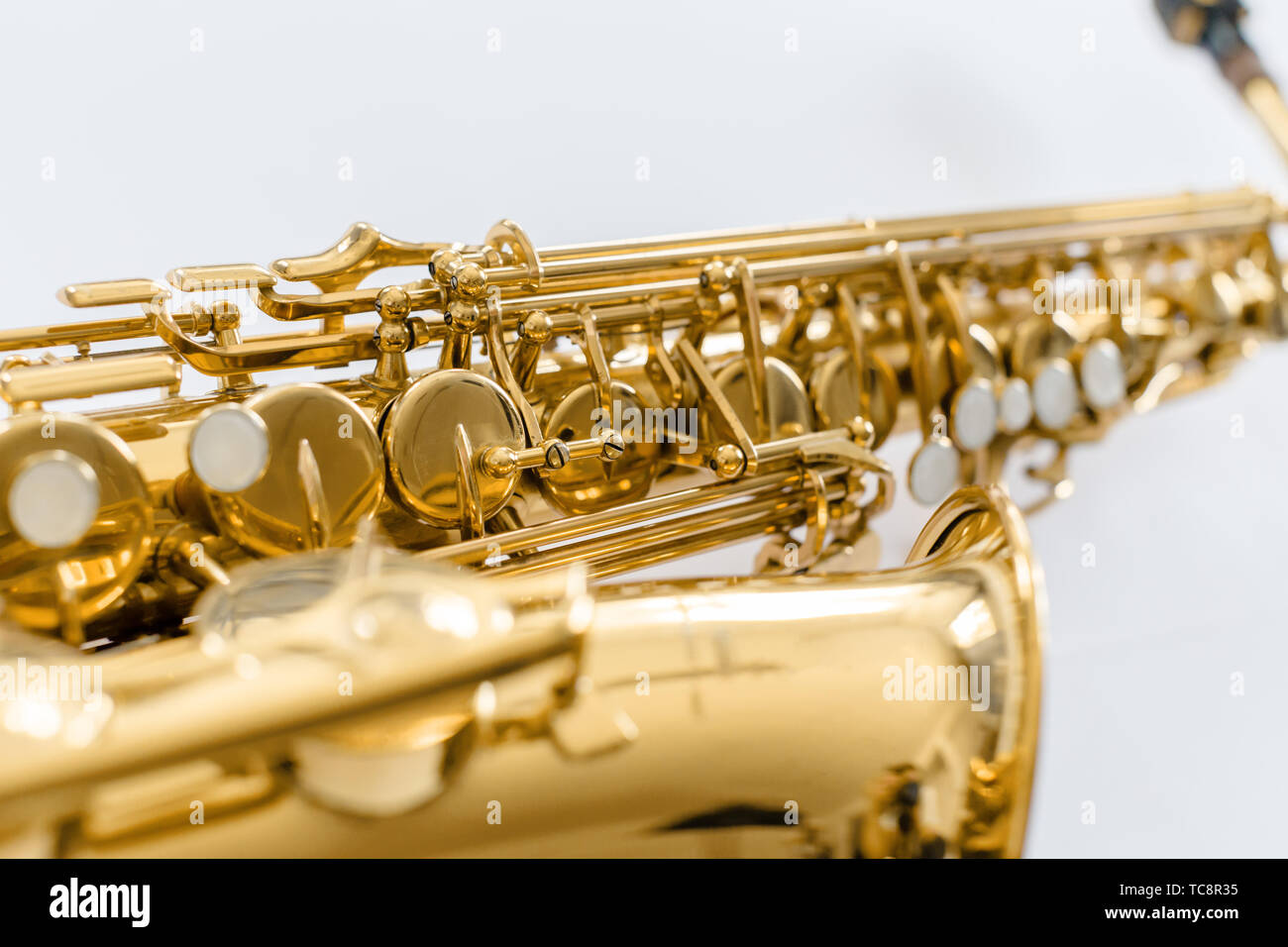 Saxophone cut out hi-res stock photography and images - Alamy