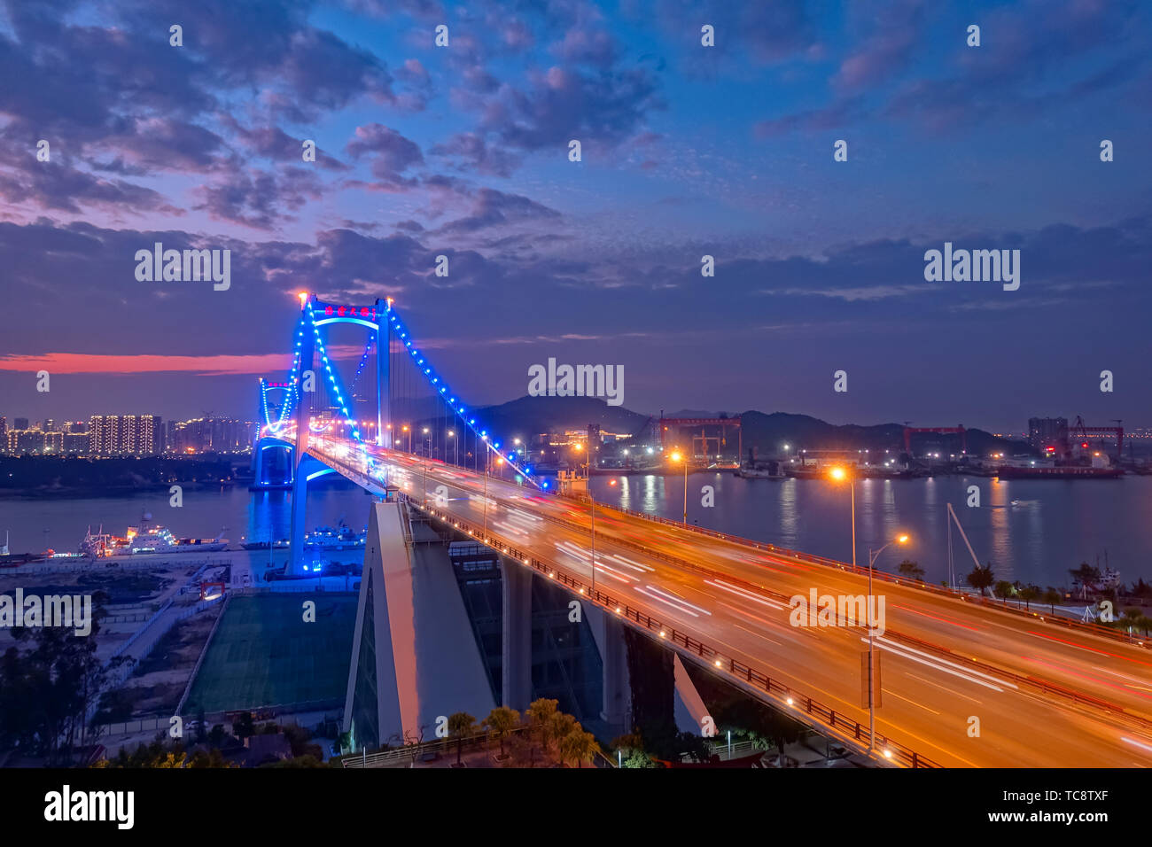 Haicang Bridge in Xiamen Stock Photo - Alamy