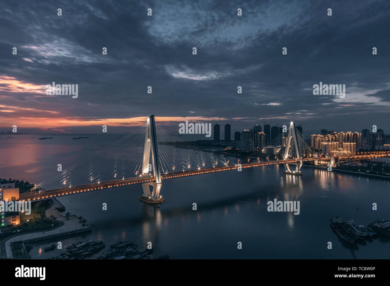Seaside Architecture Century Bridge Stock Photo - Alamy