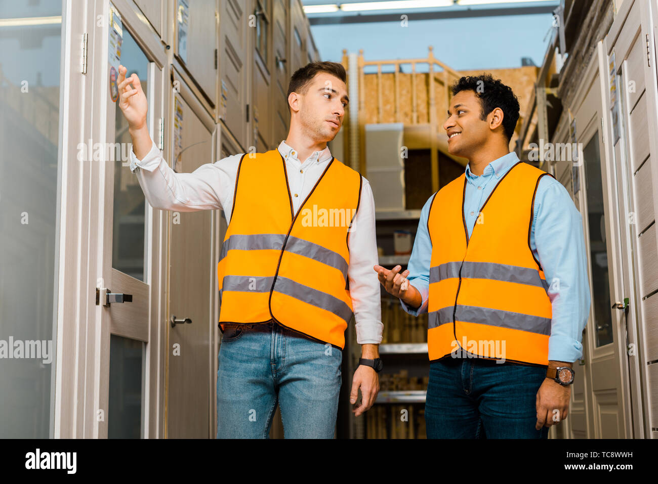 Indian workers standing hi-res stock photography and images - Alamy