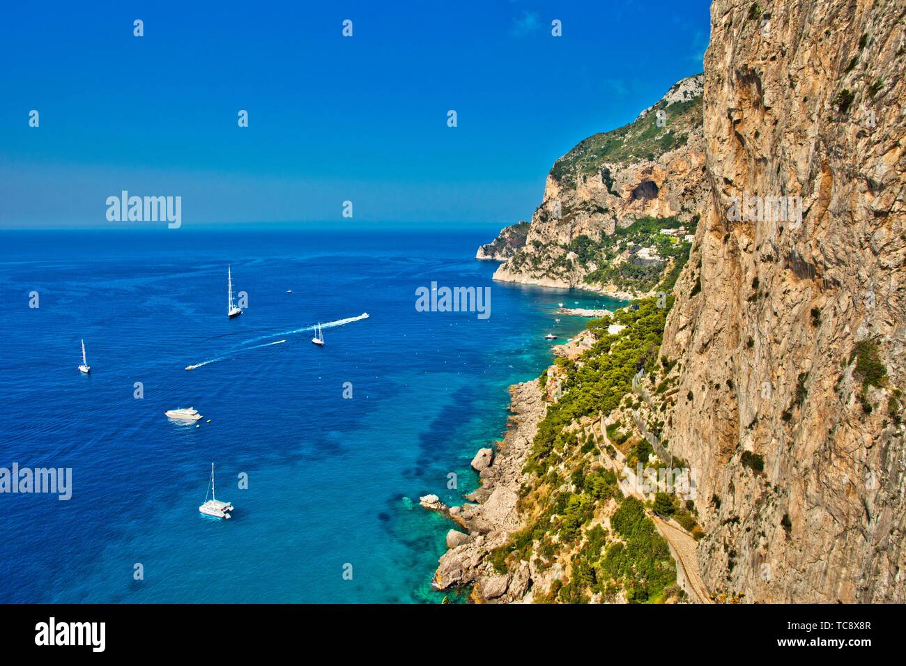 Giardini di augusto above hi-res stock photography and images - Alamy