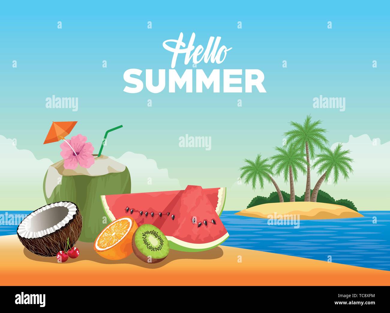 Hello Summer High Resolution Stock Photography and Images - Alamy