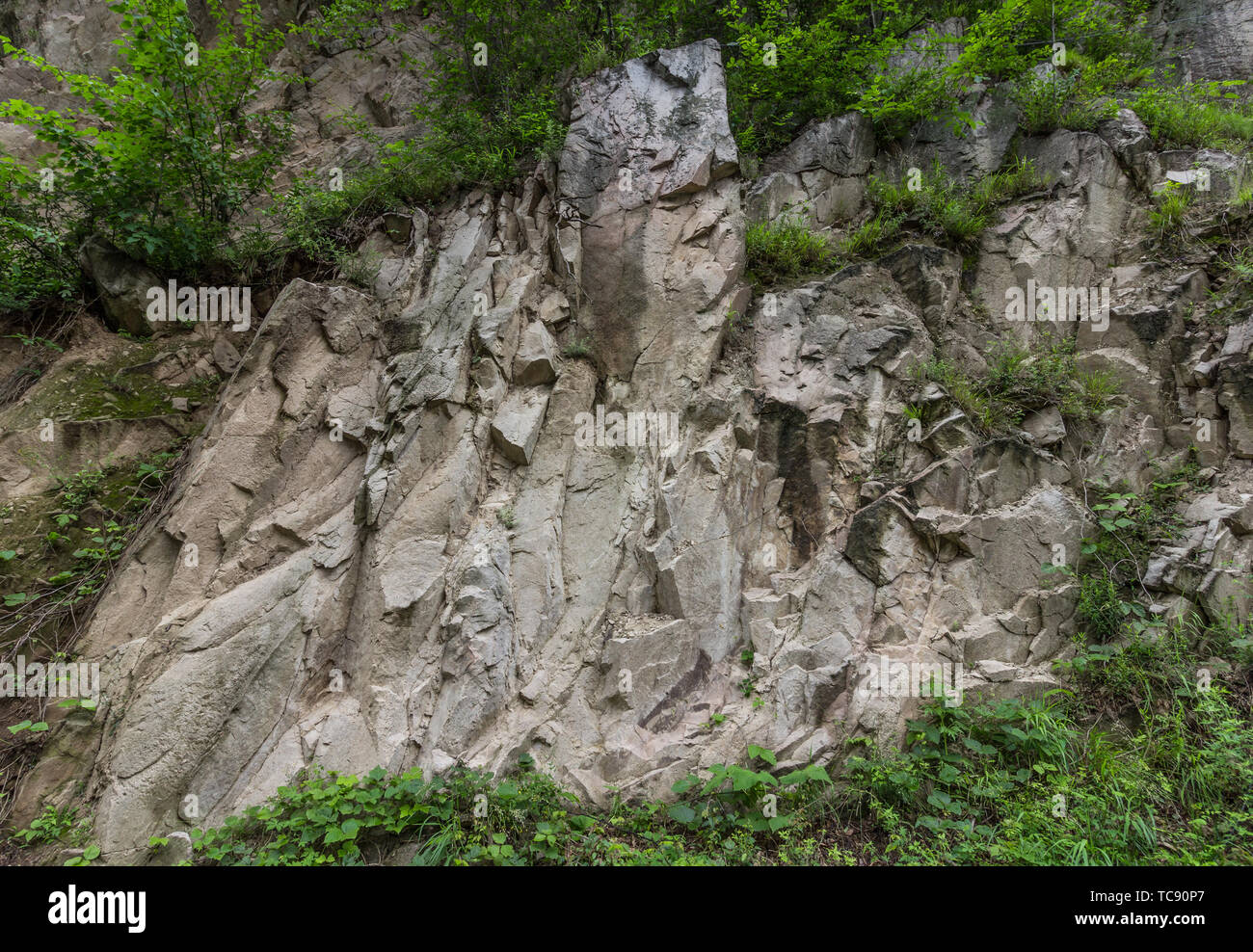 China 5A scenic spot rock texture background Stock Photo - Alamy