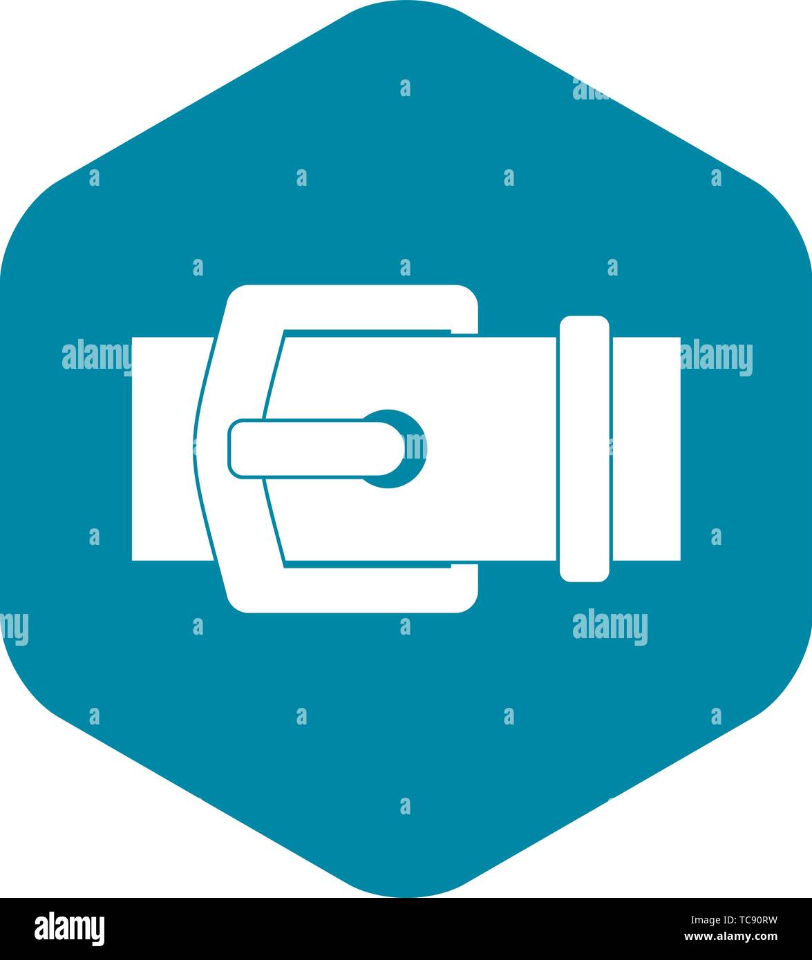 Elegant belt icon, simple style Stock Vector Image & Art - Alamy