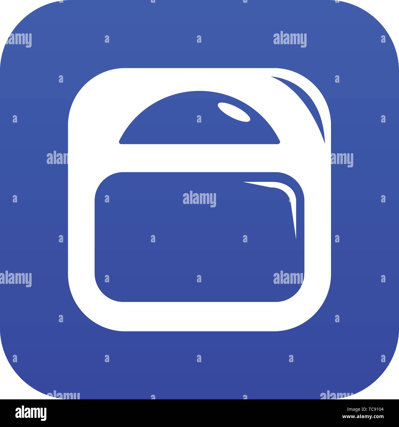 Scale icon blue vector Stock Vector Image & Art - Alamy