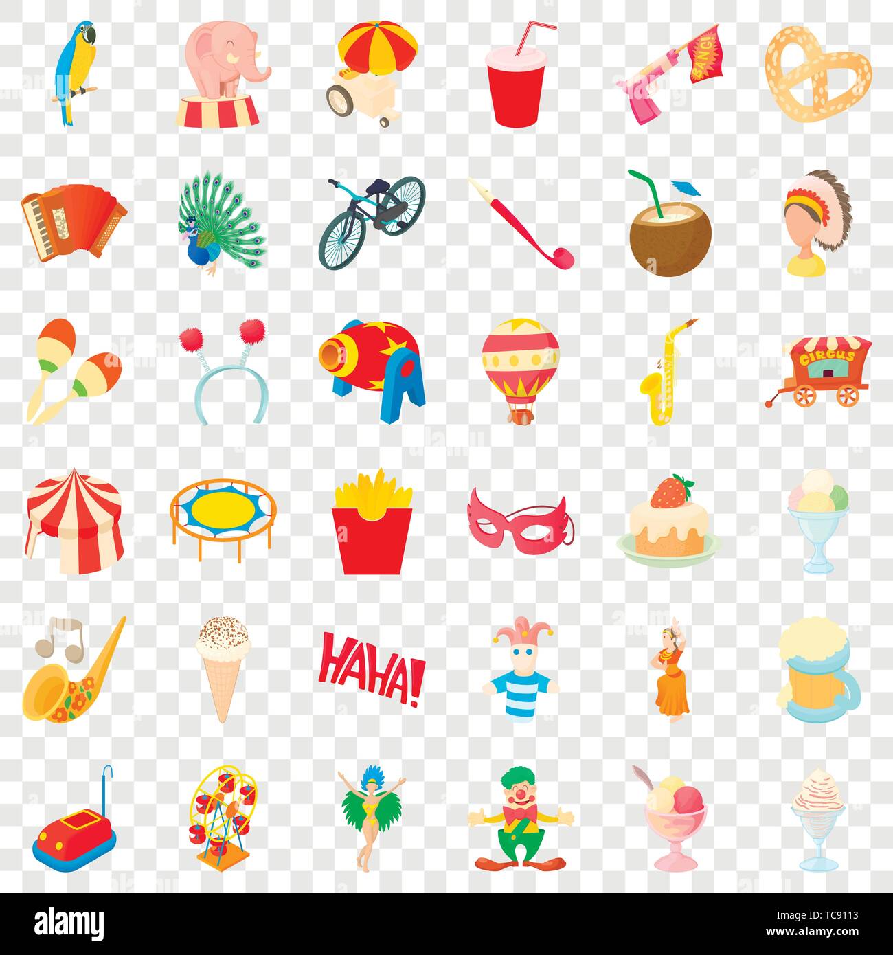 Festival icons set, cartoon style Stock Vector Image & Art - Alamy