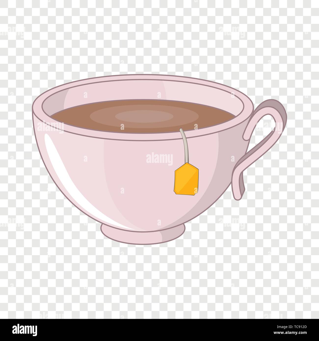 Cup of tea icon, cartoon style Stock Vector Image & Art - Alamy