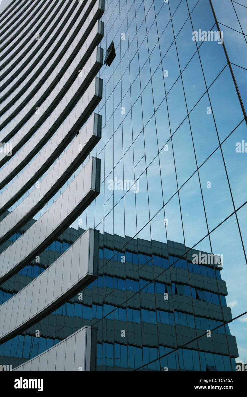 Business building with white background Stock Photo - Alamy