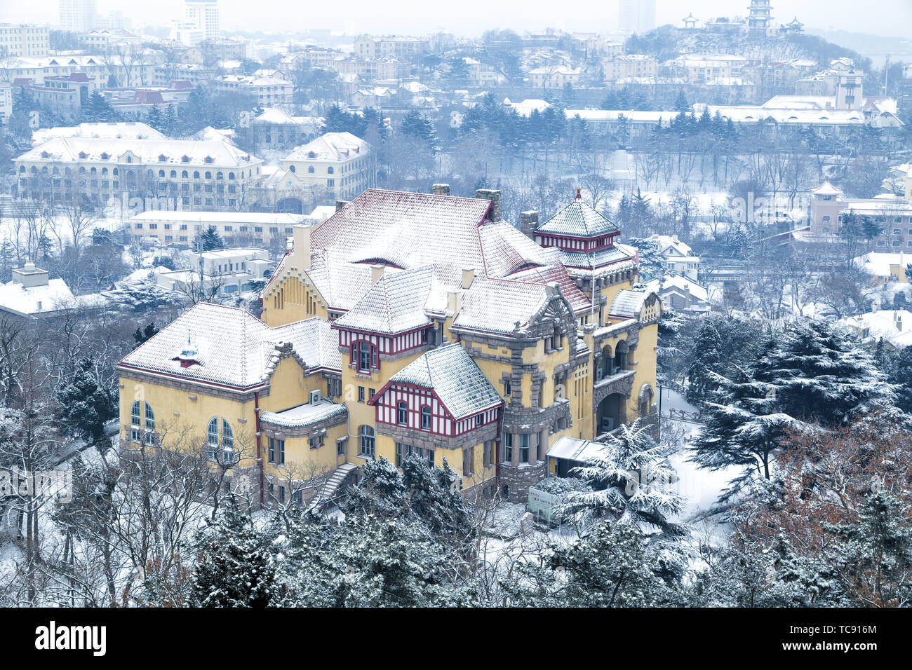 Qingdao snow scenery hi-res stock photography and images - Alamy