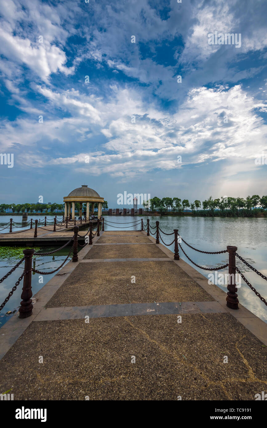 2018.7.31 Guanggu Wetland Park, Wuhan Stock Photo - Alamy