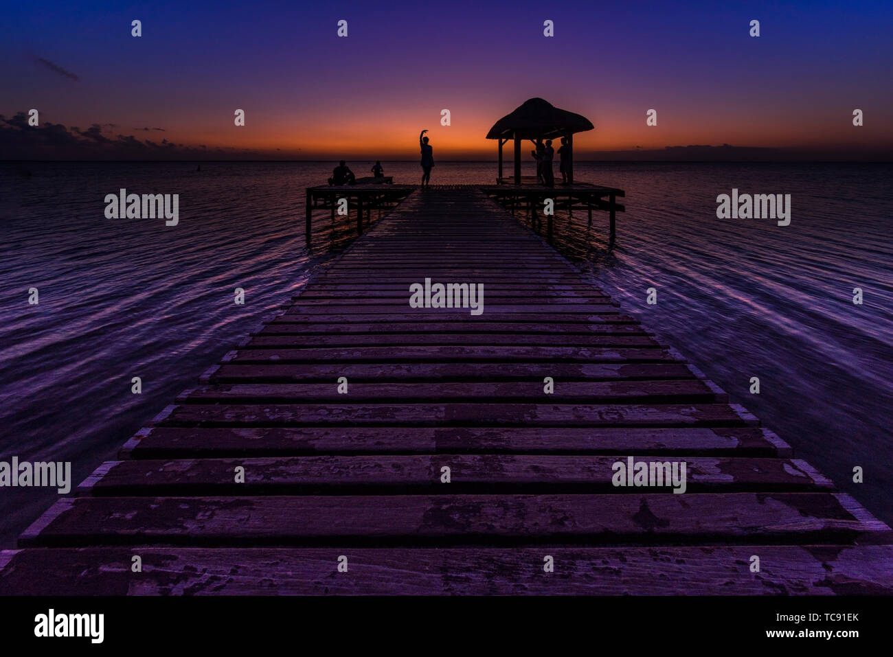 Beautiful night in Mauritius Stock Photo - Alamy