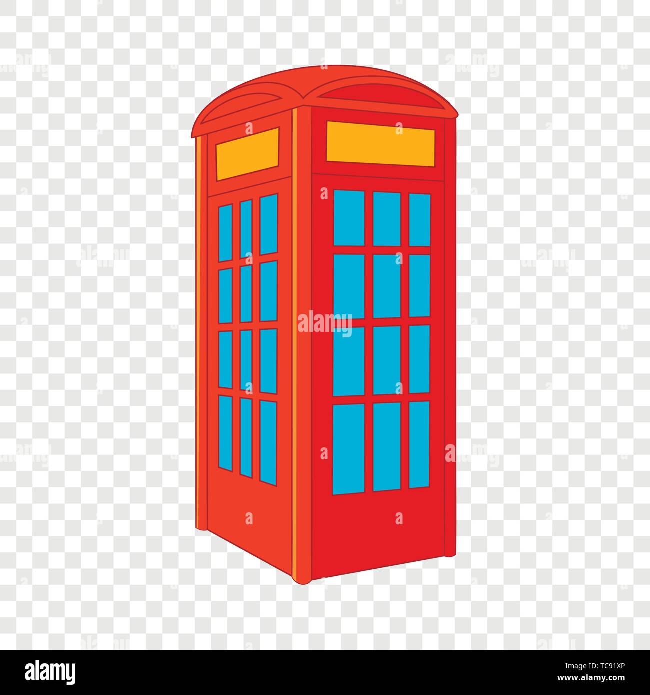 Old style phonebox Stock Vector Images - Alamy