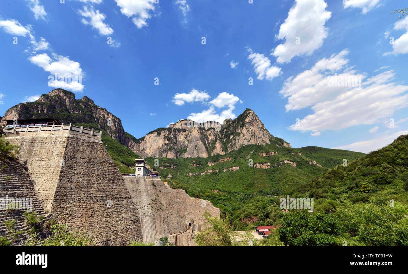 The scenery of Yuntai Mountain, Henan Province Stock Photo - Alamy