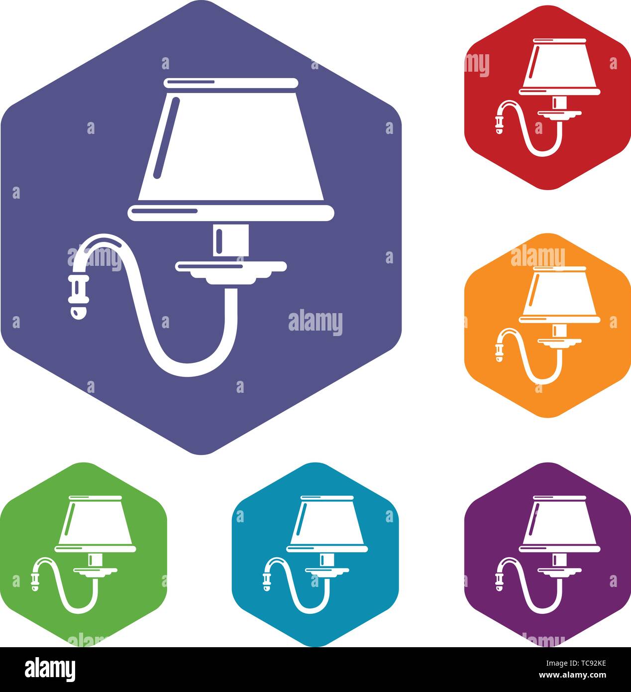 Bracket icon, simple style Stock Vector Image & Art - Alamy