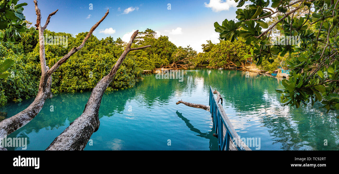 The Blue Lagoon, Port Vila, Efate, Vanuatu - famous tourist destination ...