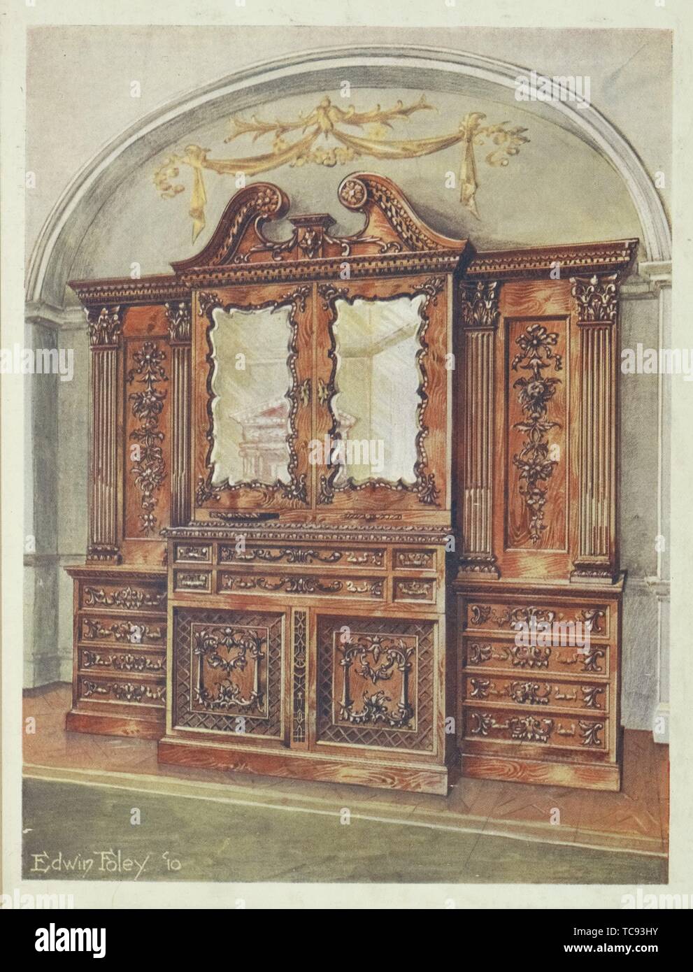 Enclosed bookshelf hi-res stock photography and images - Alamy