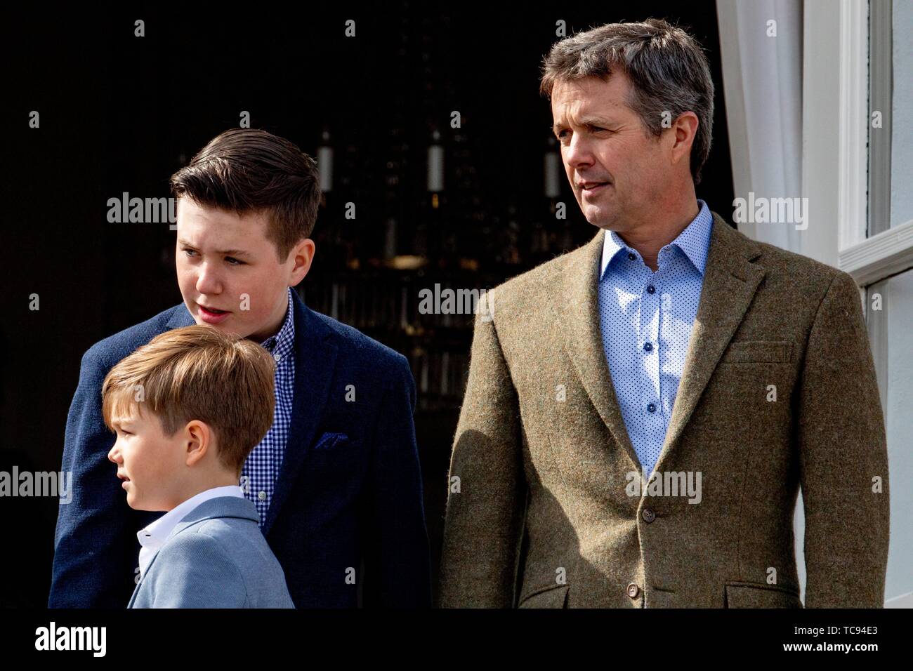 Crown prince frederik their children princess isabella prince christian ...
