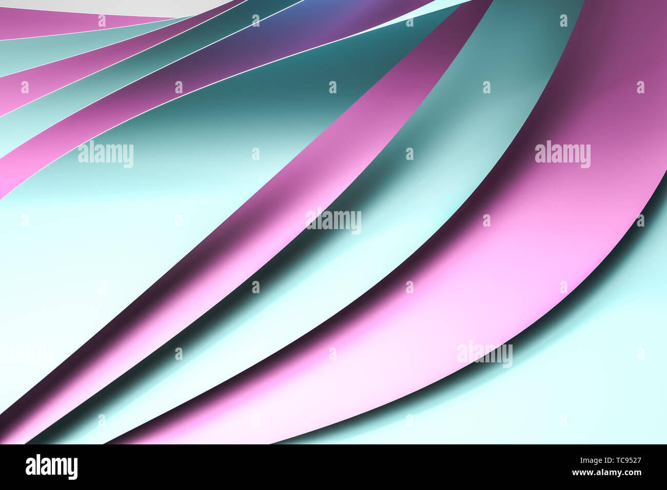 Three-dimensional rendering, blue powder phase flow background Stock ...