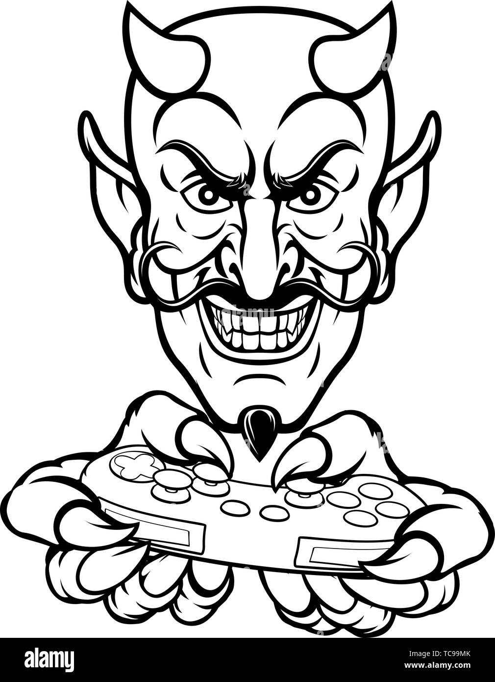 Devil computer hi-res stock photography and images - Alamy