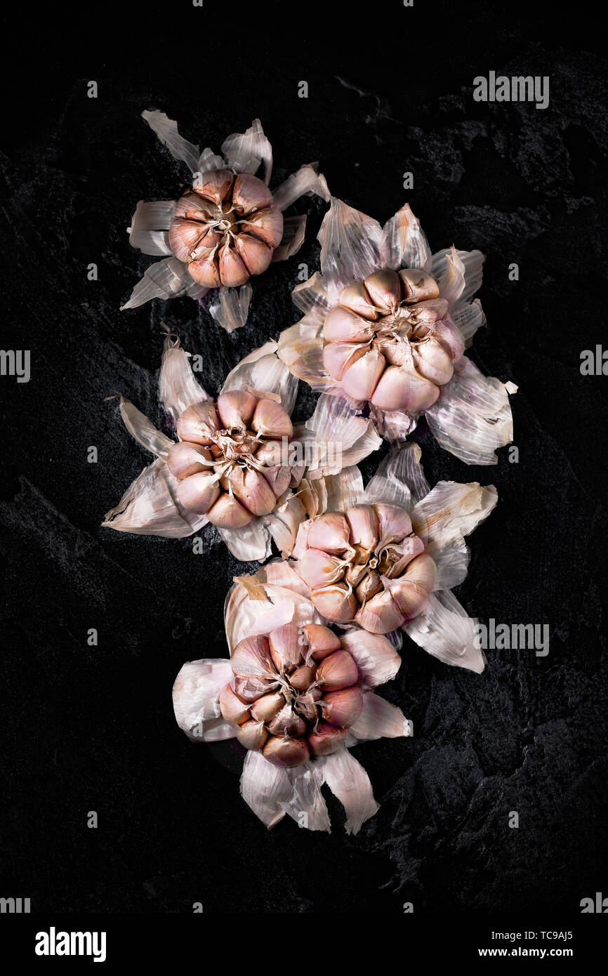 Garlic advertising ideas Stock Photo - Alamy