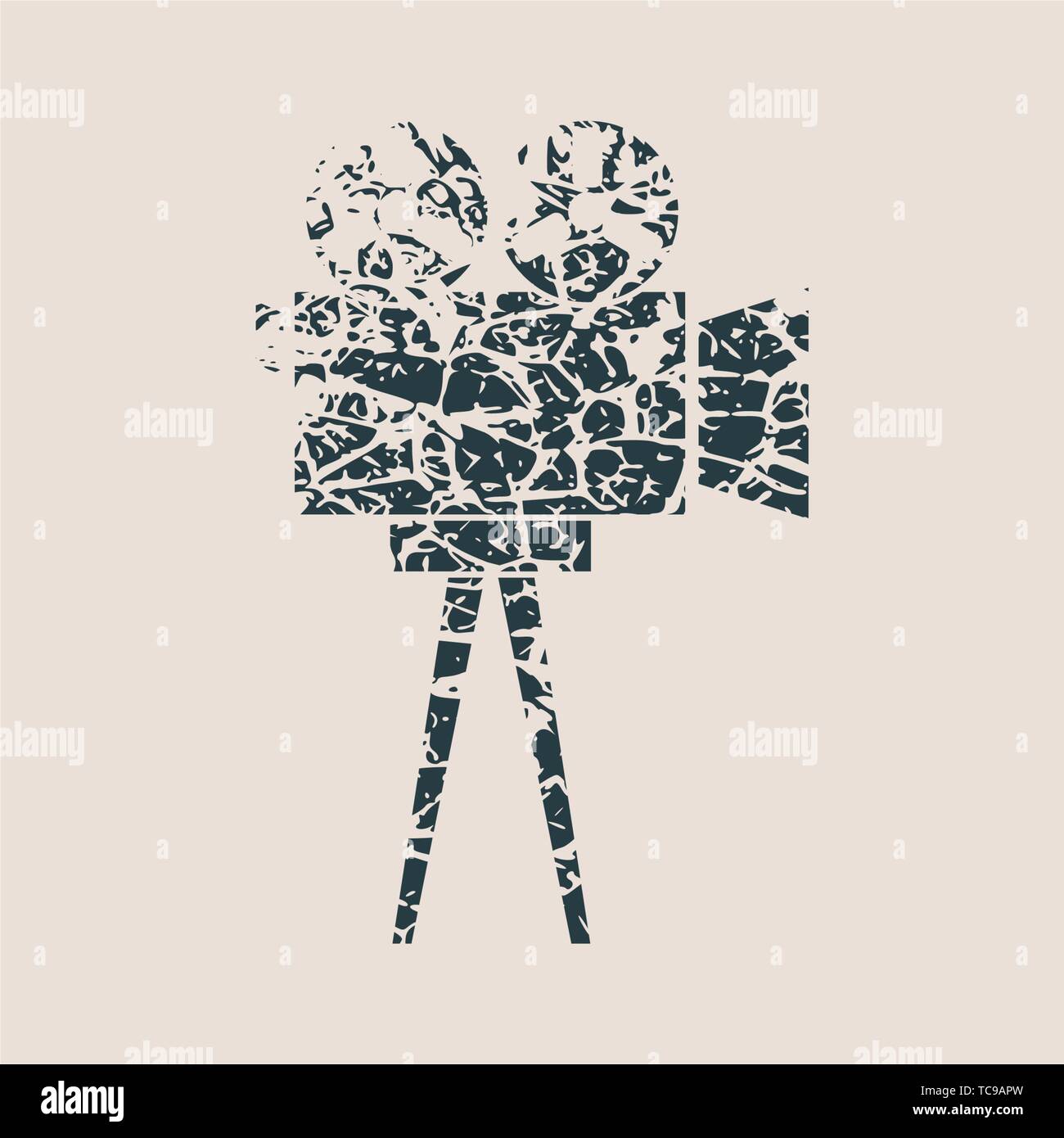 Retro cinema icon Stock Vector Image & Art - Alamy