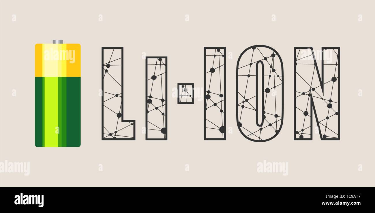 Vector illustration of cylinder battery Stock Vector Image & Art - Alamy
