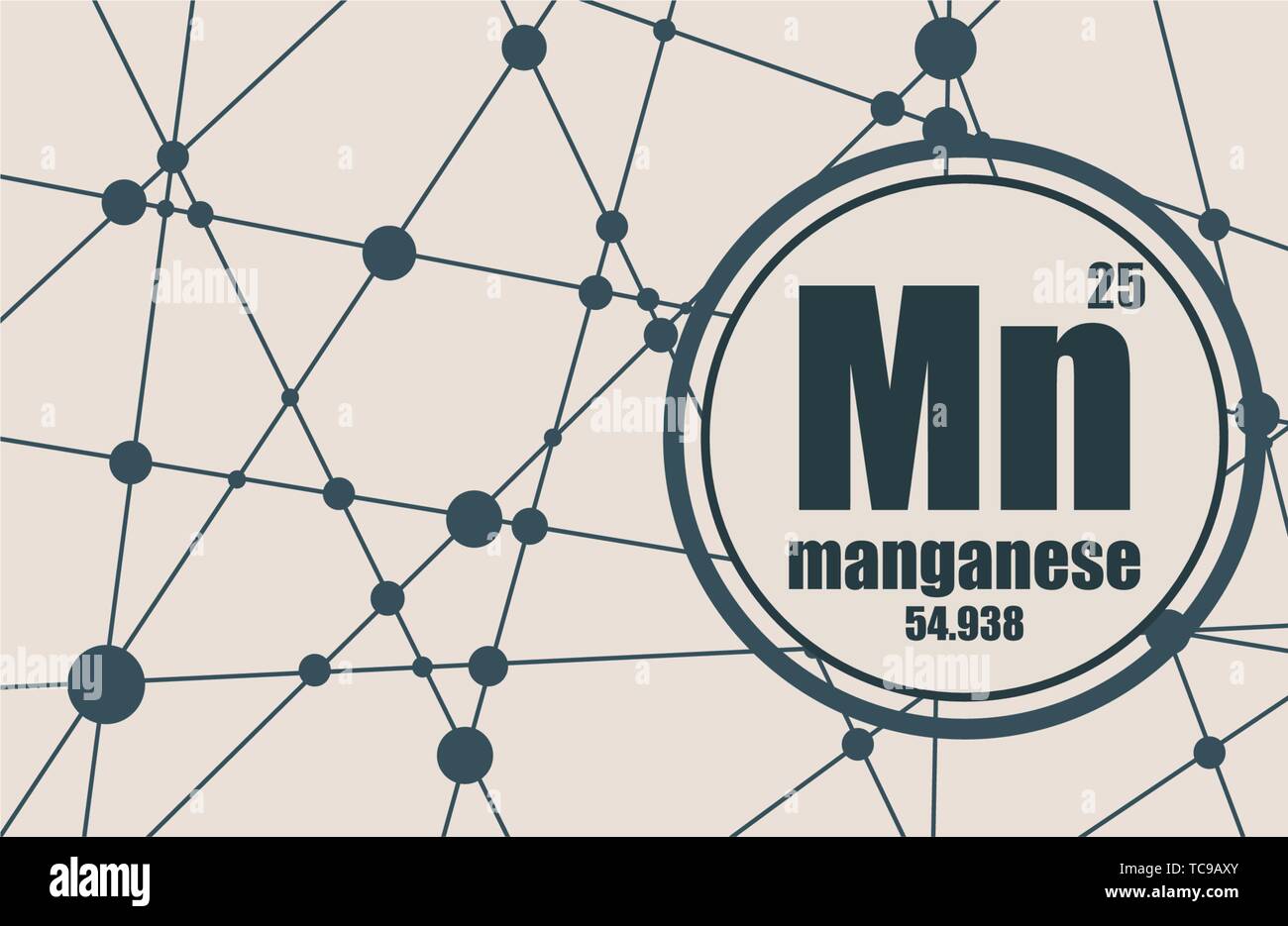 Manganese element icon chemical hi-res stock photography and images - Alamy