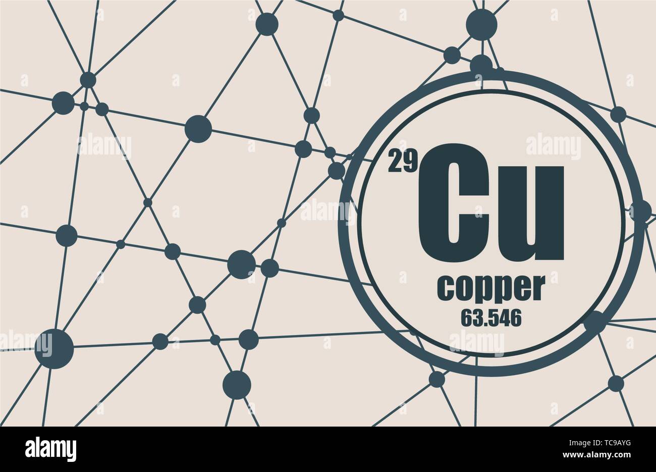 Copper chemical element Stock Vector Image & Art - Alamy