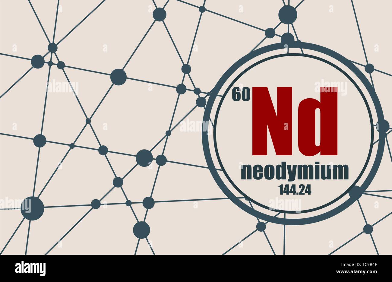Neodymium chemical element Stock Vector Image & Art - Alamy