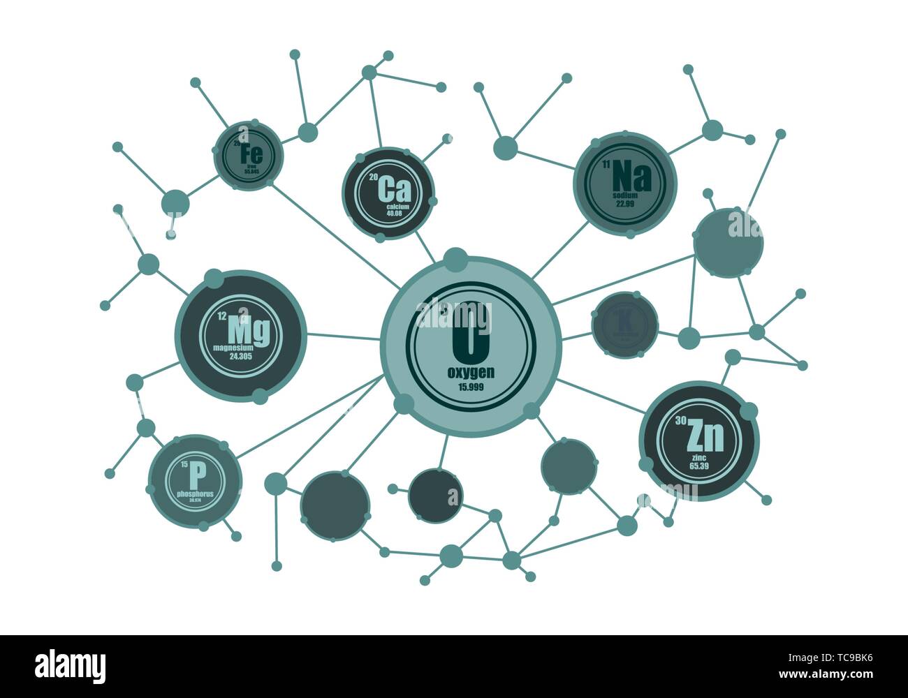 Oxygen chemical element Stock Vector Image & Art - Alamy