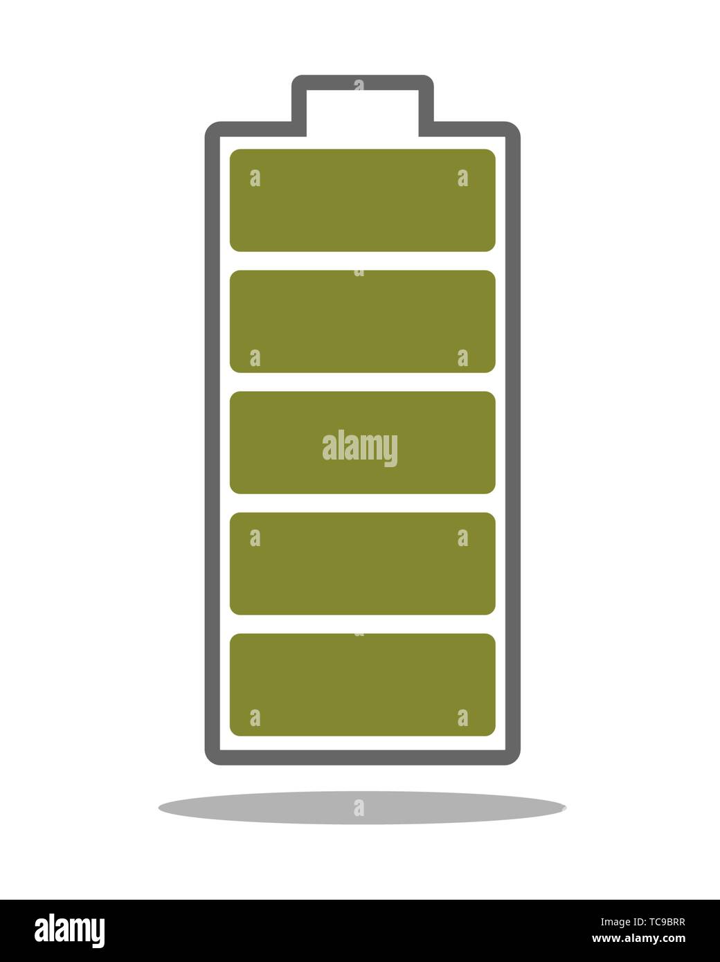 Abstract cylinder battery Stock Vector Image & Art - Alamy
