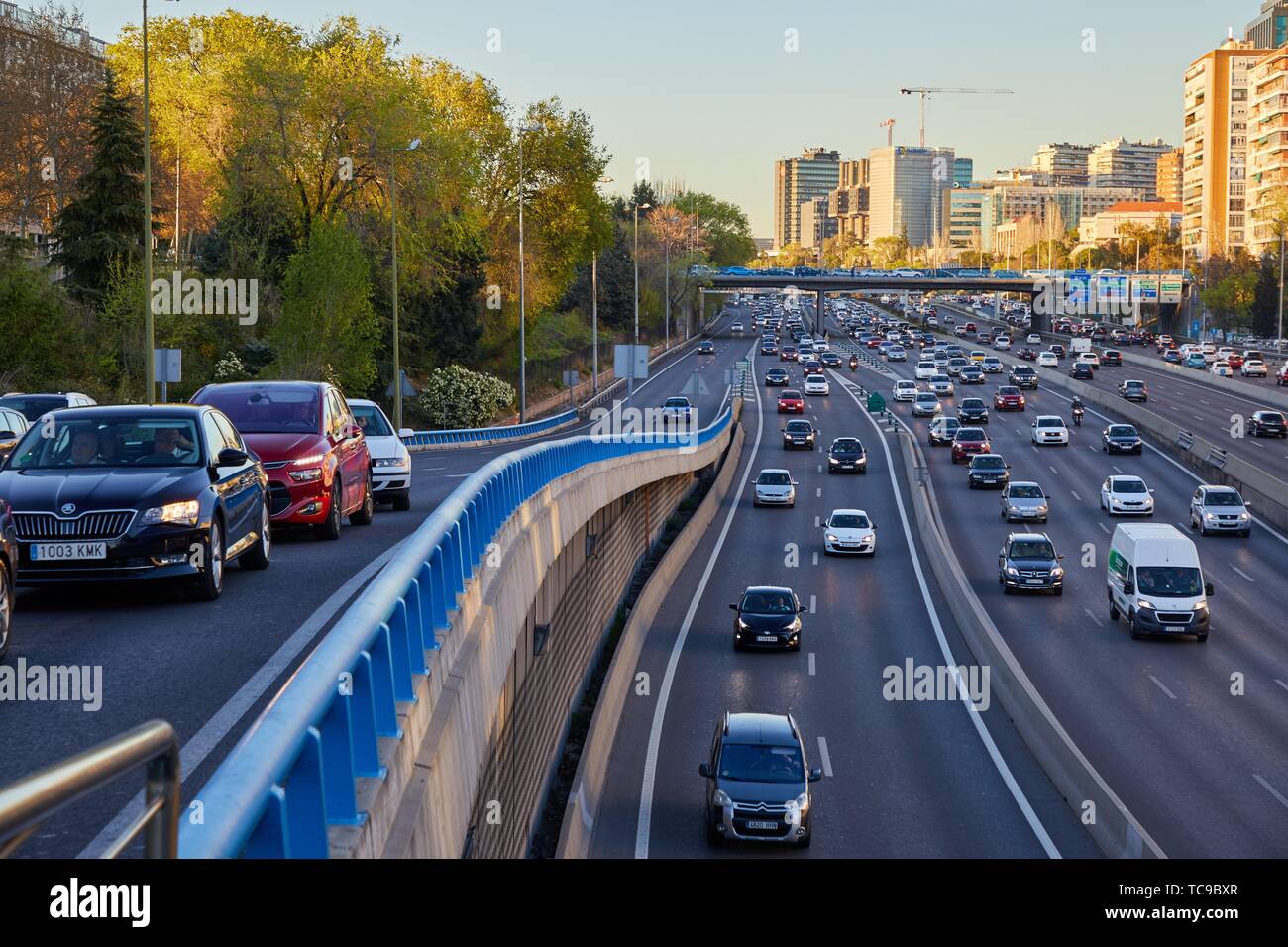 Spanish motorway bridge hi-res stock photography and images - Alamy