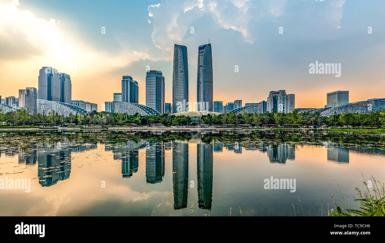 Chengdu International Financial Center Stock Photo - Alamy
