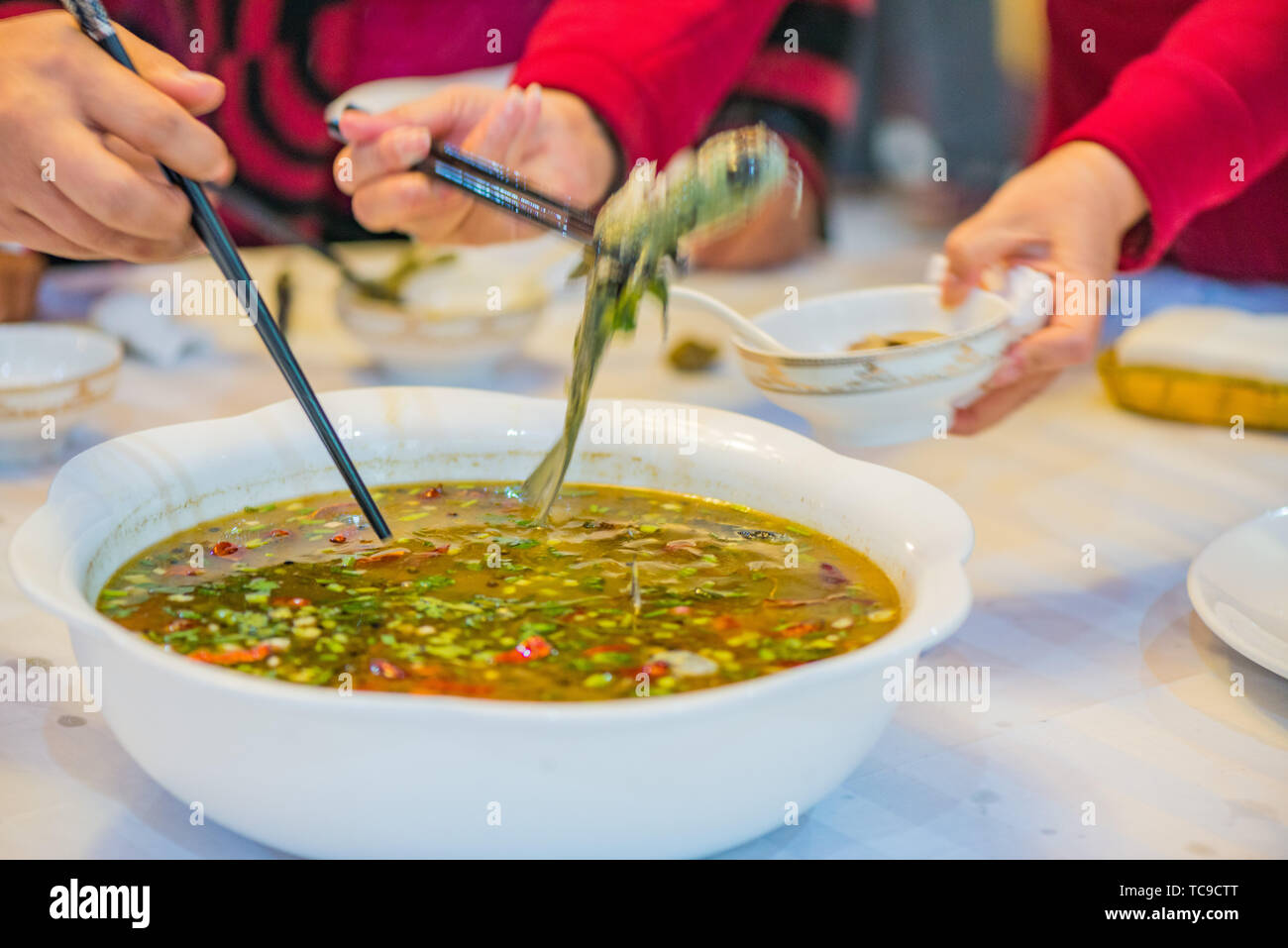 Jiangjin Shitoad Town Fusun Food Competition Stock Photo - Alamy