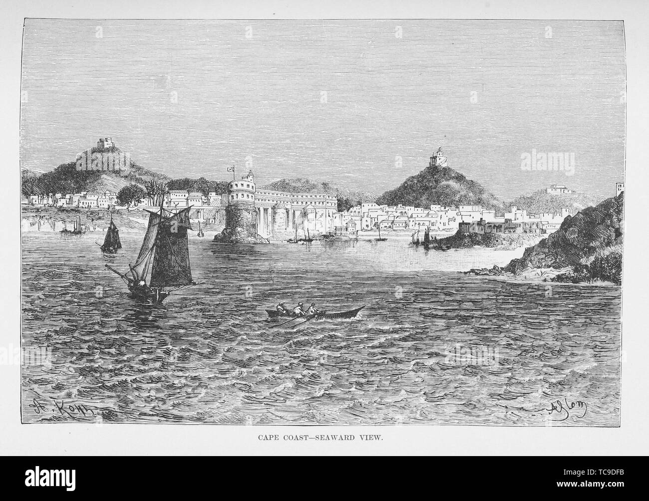 Cape coast castle ghana slave Black and White Stock Photos & Images - Alamy