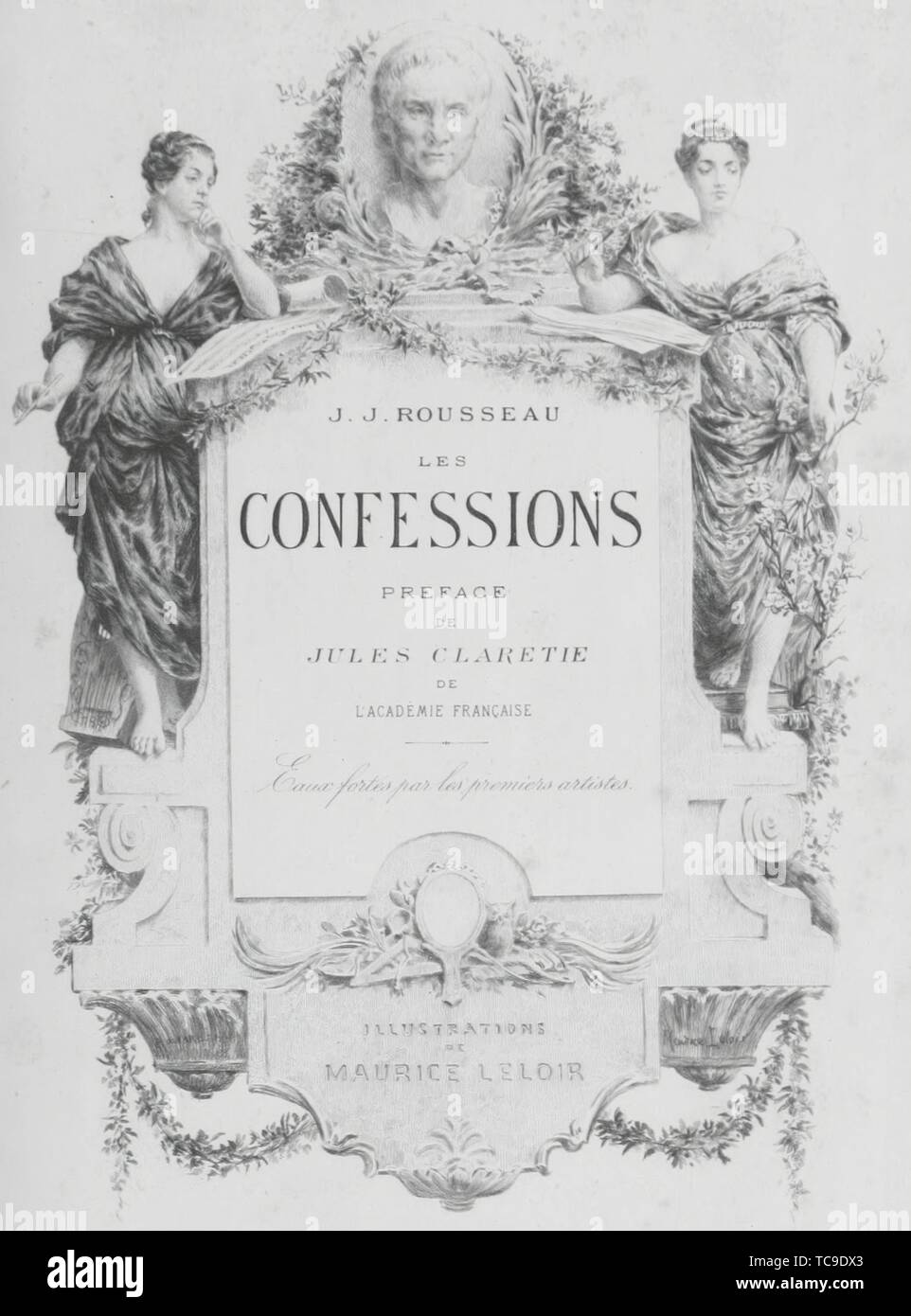 The confessions jean jacques rousseau hi-res stock photography and ...
