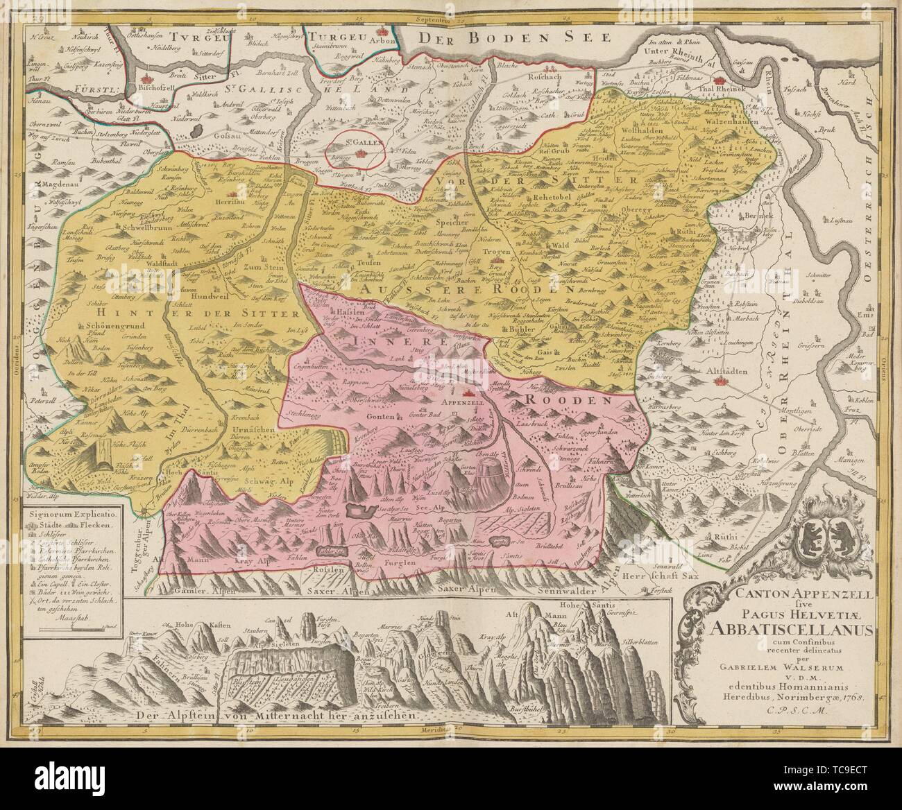 Appenzell Map High Resolution Stock Photography and Images - Alamy
