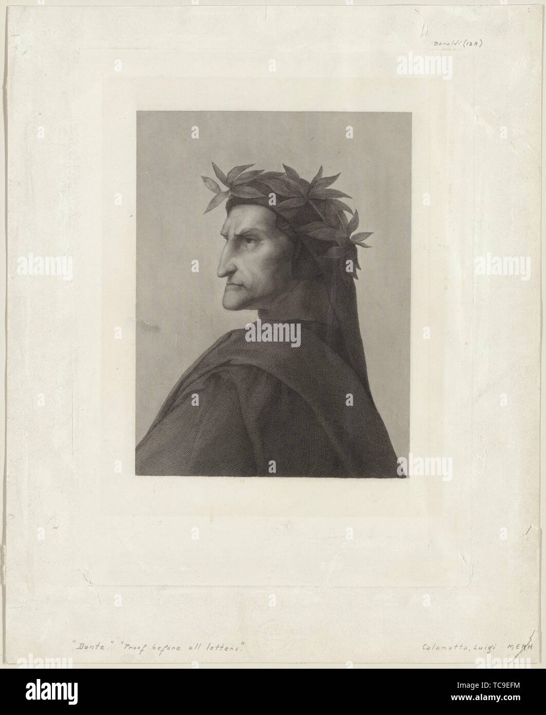 Luigi calamatta 1802 1869 hi-res stock photography and images - Alamy