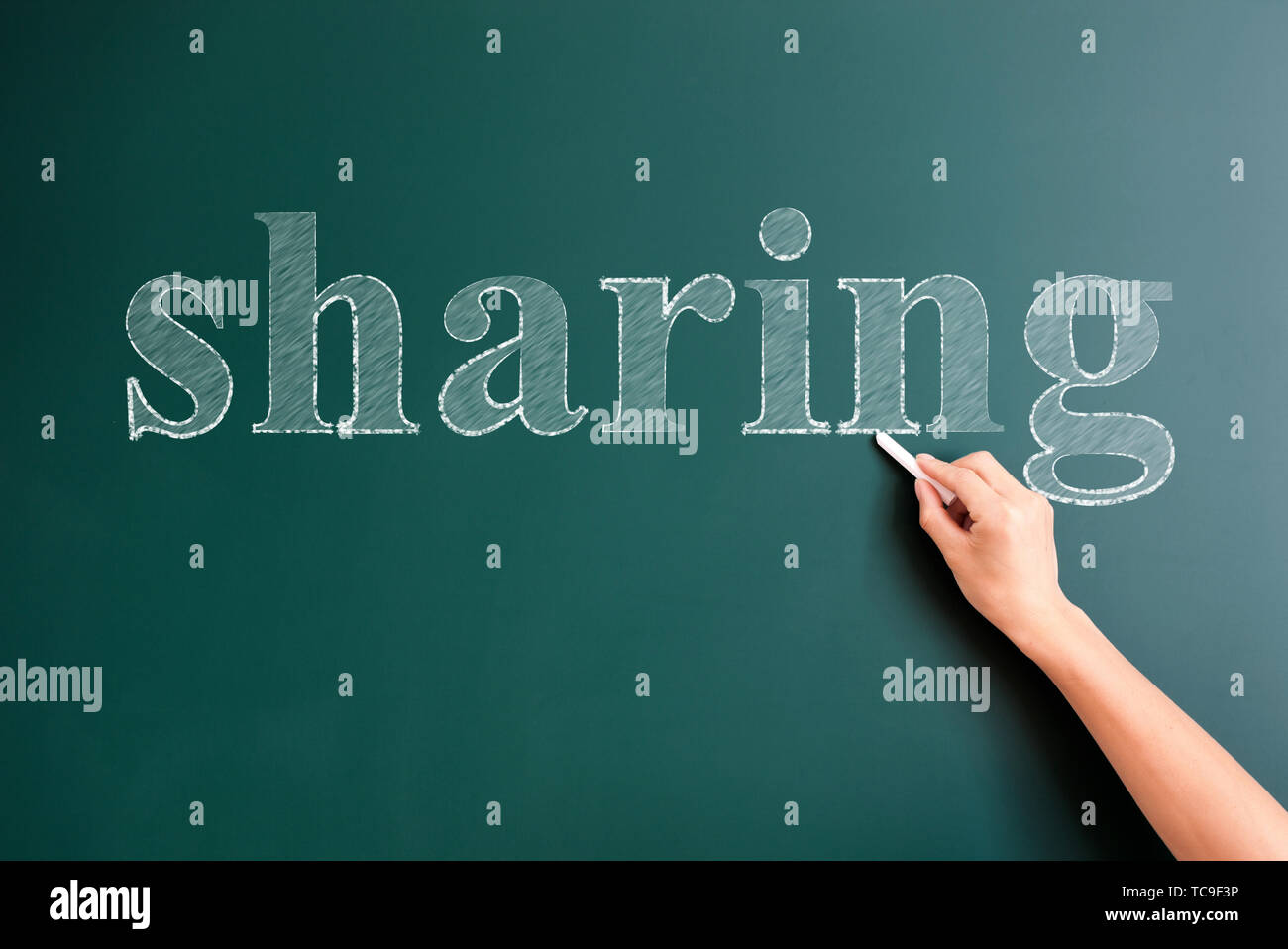 Hand writing idea sharing hi-res stock photography and images - Alamy