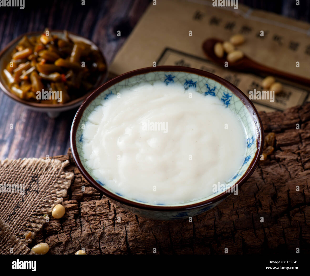 Old yogurt homemade yogurt Stock Photo - Alamy